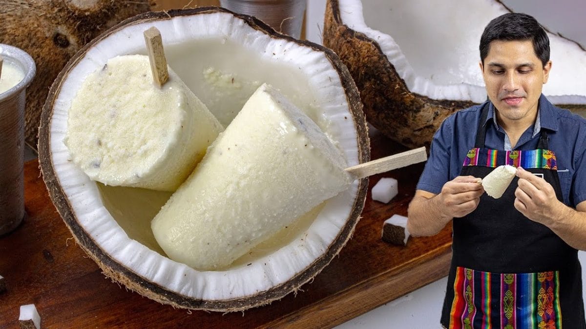 Cómo Preparar un Helado de Coco Casero: Receta Paso a Paso para un ...